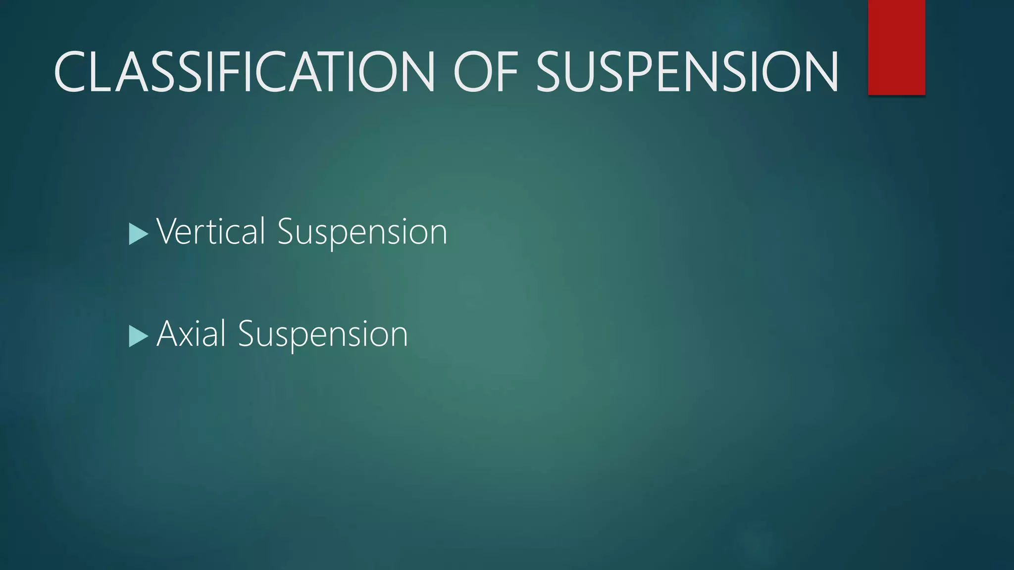 SUSPENSION THERAPY | PPTX