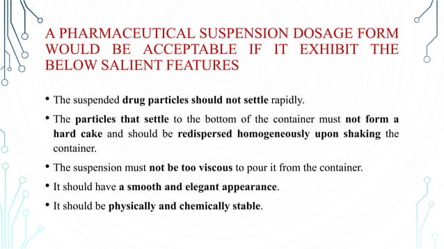Suspensions .pptx | Pharmaceutical Drugs | Medical Health