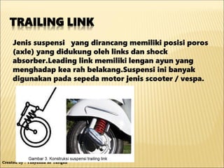 Suspensi pada sepeda motor | PDF