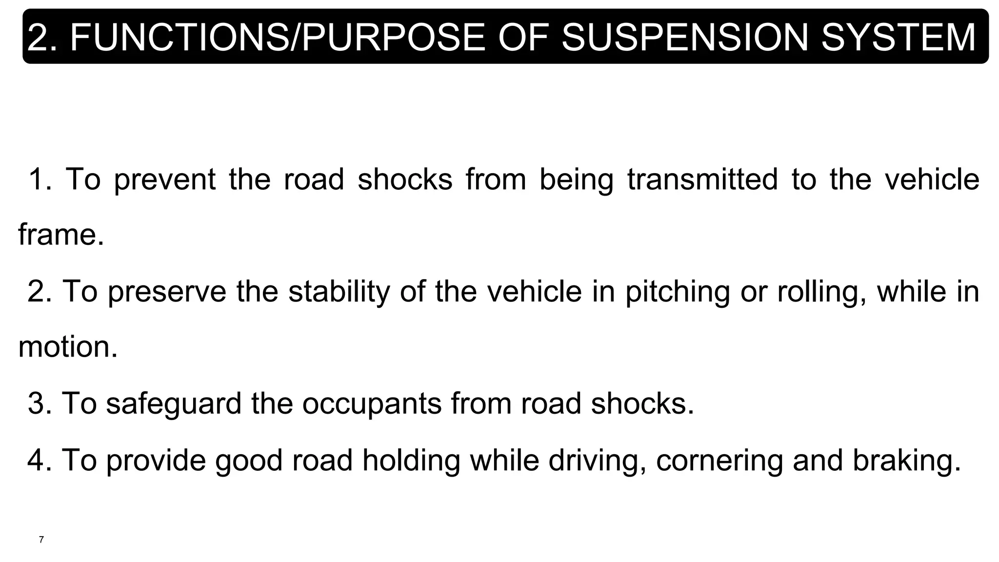 Suspension Systems, Introduction and requirement.pptx
