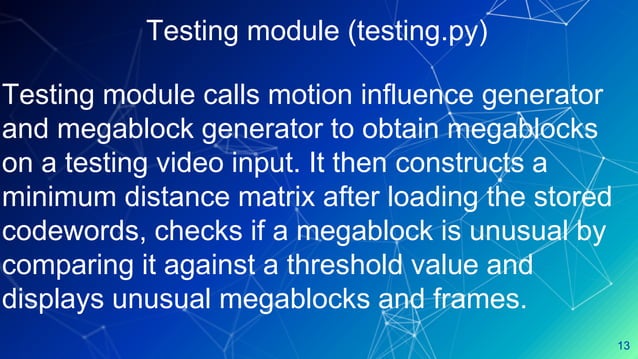 Suspicious Activity Detection | PPTX