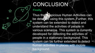 Suspicious Activity Detection | PPTX