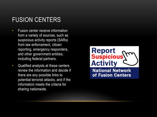 Suspicious Activity Reporting | PPTX