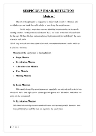 Suspicious email detection project report.pdf