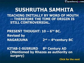 A tribute to Ancient Indian surgery | PPT