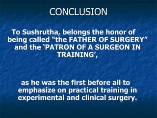A tribute to Ancient Indian surgery | PPT