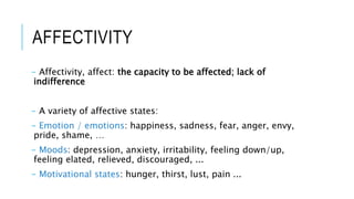 Body Memory and Affectivity | PPTX