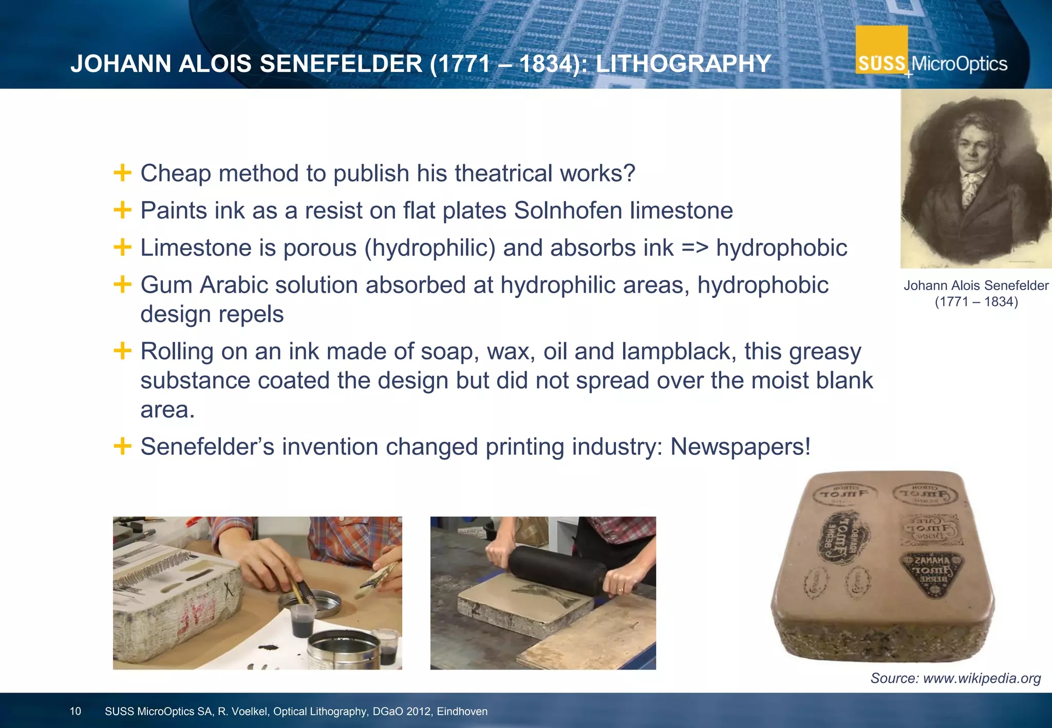 Optical Lithography, Key Enabling Technology for our Modern World | PDF