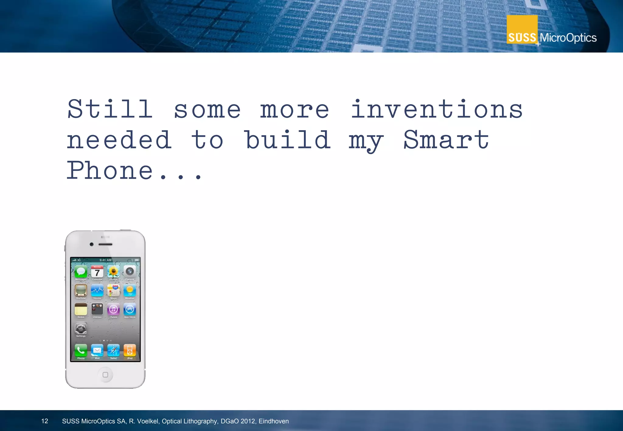 Optical Lithography, Key Enabling Technology for our Modern World | PDF