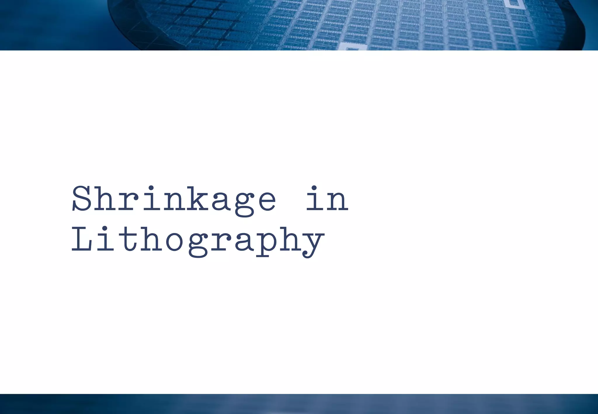 Optical Lithography, Key Enabling Technology for our Modern World | PDF
