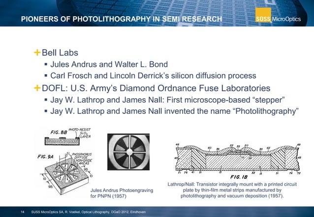 Optical Lithography, Key Enabling Technology for our Modern World | PDF