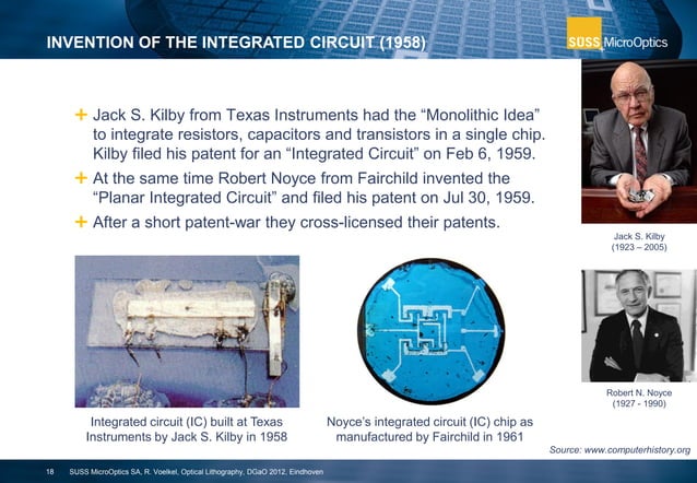 Optical Lithography, Key Enabling Technology for our Modern World | PDF