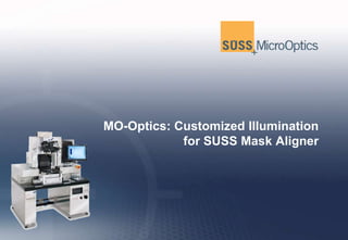 Suss Micro Optics, Wafer Scale Manufacturing, R. Voelkel, June 2009 | PDF