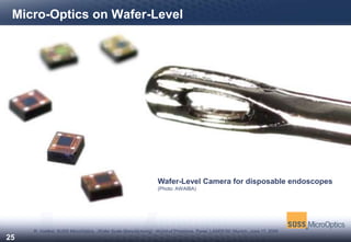 Suss Micro Optics, Wafer Scale Manufacturing, R. Voelkel, June 2009 | PPT