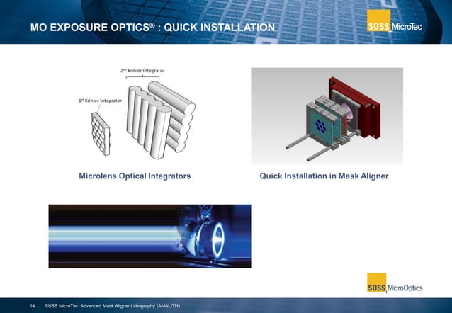SUSS MicroTec, Advanced Mask Aligner Lithography - AMALITH | PDF