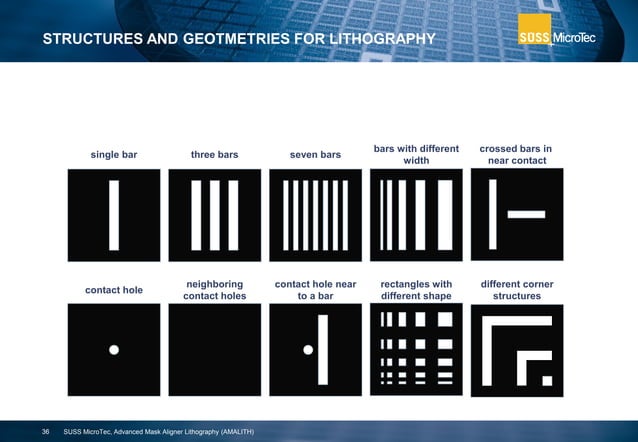 SUSS MicroTec, Advanced Mask Aligner Lithography - AMALITH | PDF
