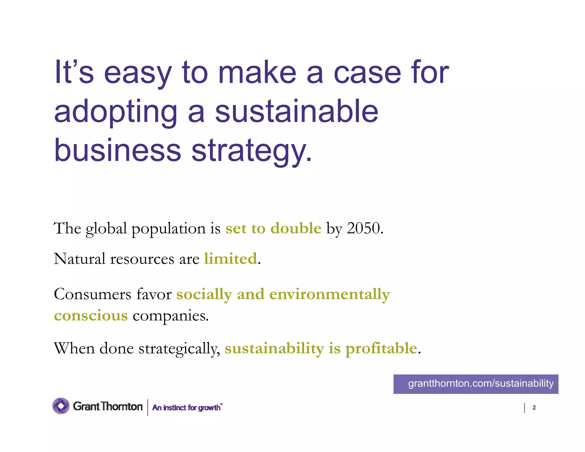 Sustainable business strategy: Our roadmap to ROI | PPT