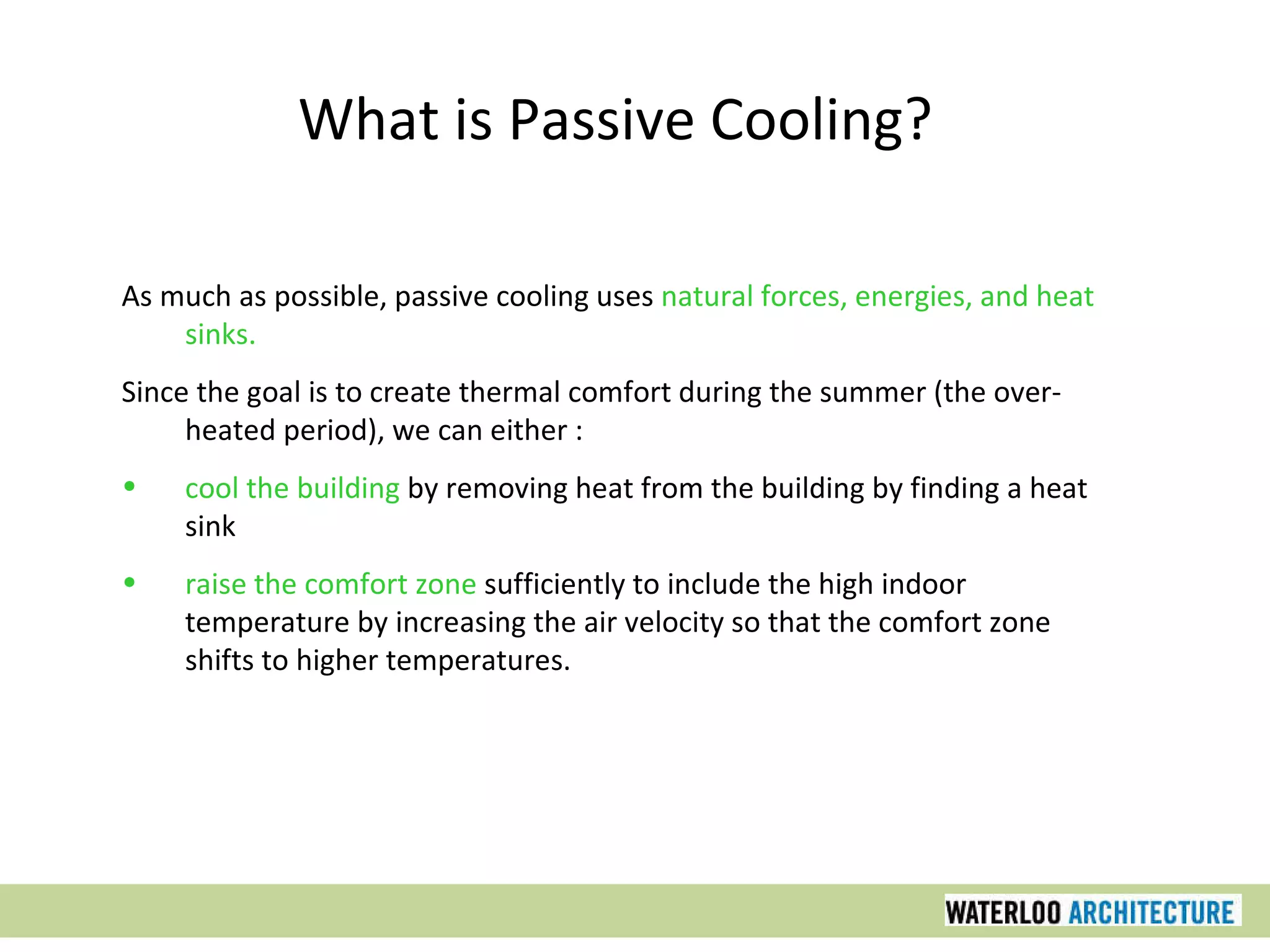 Sustainable Design Part Three: The Basic Principles of Passive Design | PPT