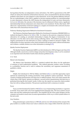 A Review of Multi-Criteria Decision-Making Methods Applied to the Sustainable Bridge Design | PDF