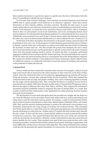Dynamic Land-Use Map Based on Twitter Data | PDF