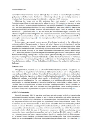 An Optimization-LCA of a Prestressed Concrete Precast Bridge | PDF