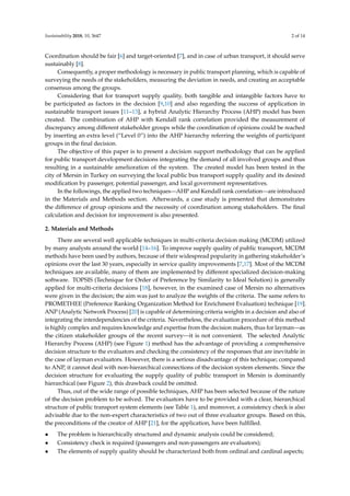 Sustainable Urban Transport Development with Stakeholder Participation ...