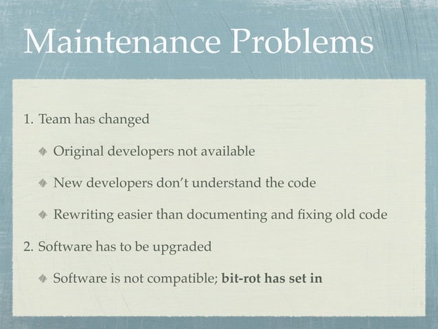 Sustainability and bit-rot | KEY