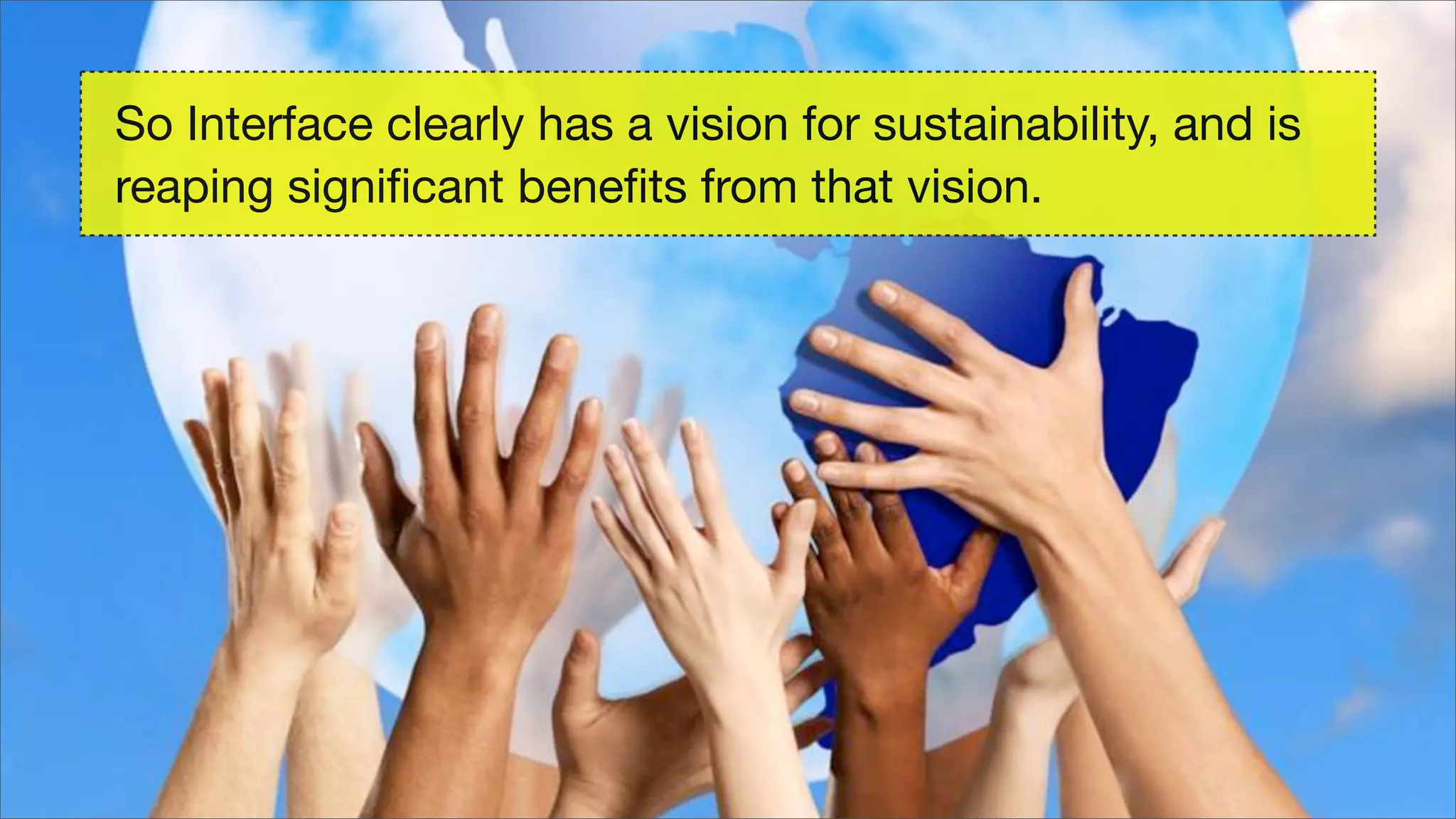 Sustainability - Interface Case Study | PDF