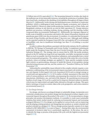 Systematic Insights into a Textile Industry: Reviewing Life Cycle ...