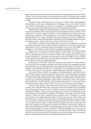 Rural Revitalization and sustainable development | PDF