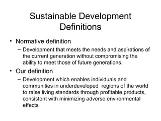 Sustainability, Sustainable Development | PPT