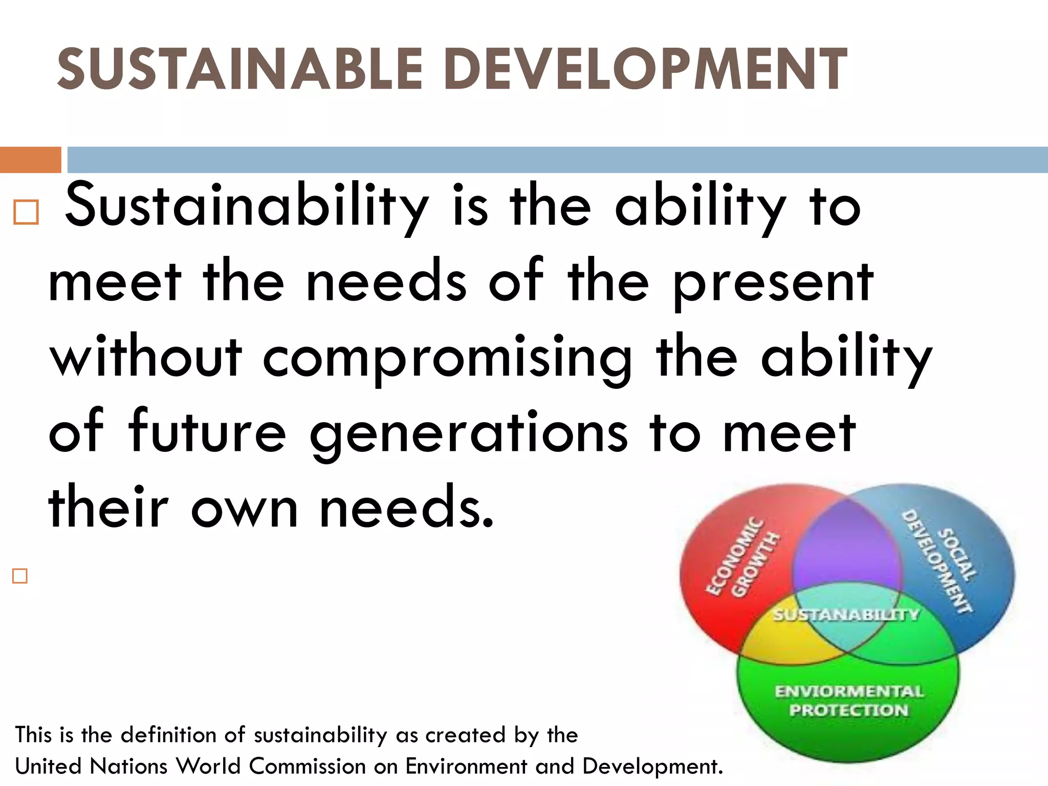 SUSTAINABILITY CONCEPT & COMPONENTS | PDF