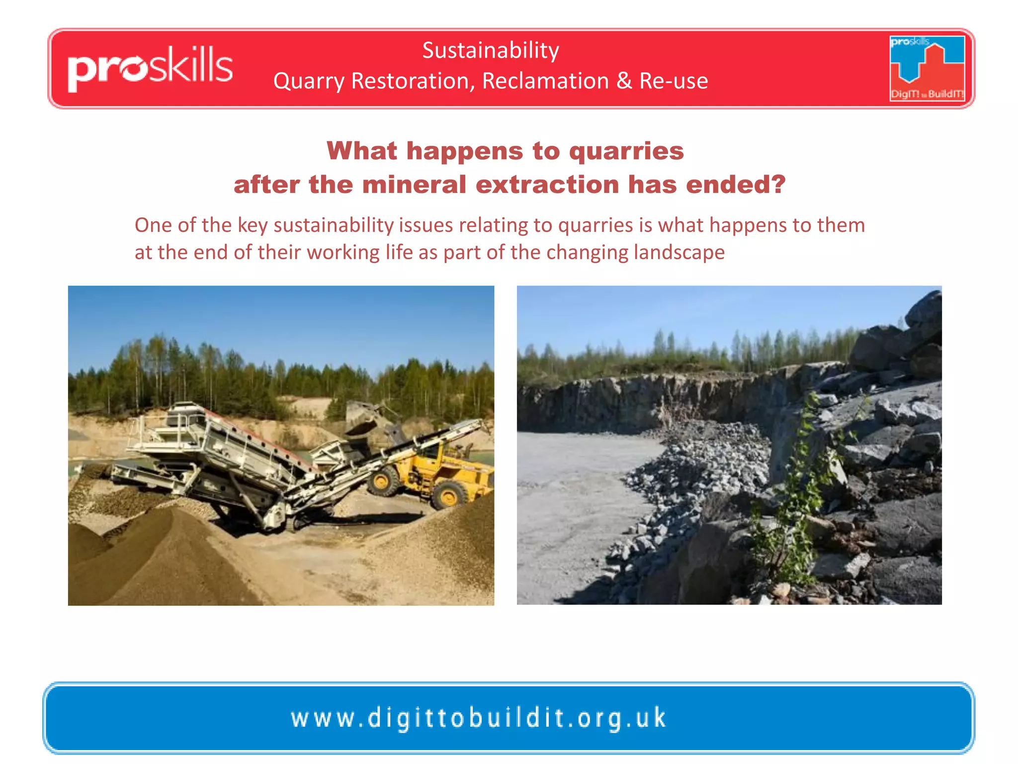 Quarry Restoration case studies | PDF