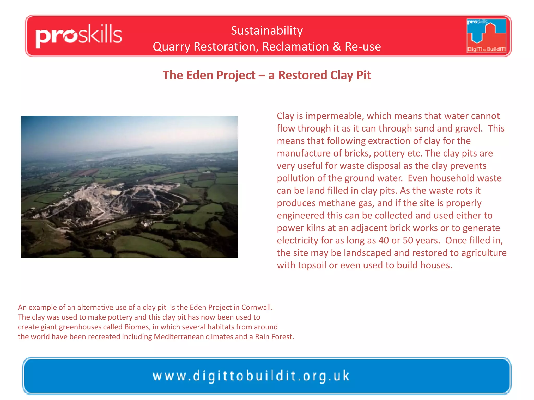 Quarry Restoration case studies | PDF