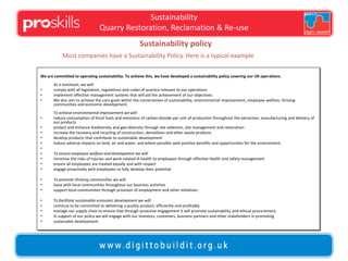 Quarry Restoration case studies | PDF