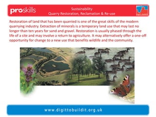 Quarry Restoration case studies | PDF