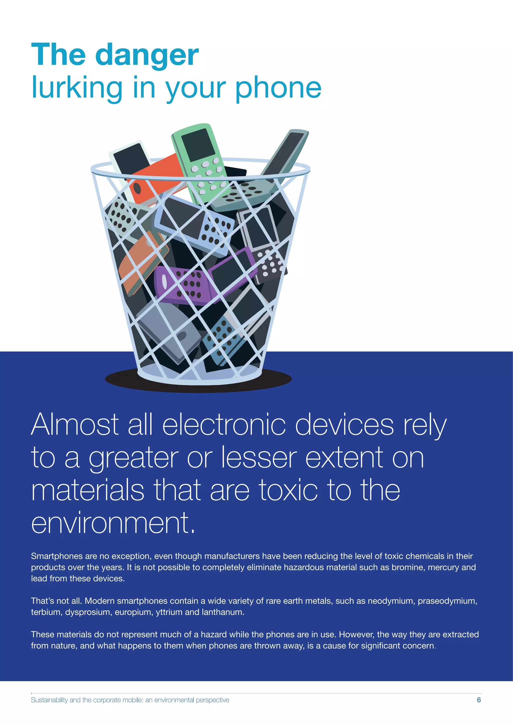How we can reduce the impact of mobile phones on the environment. | PDF