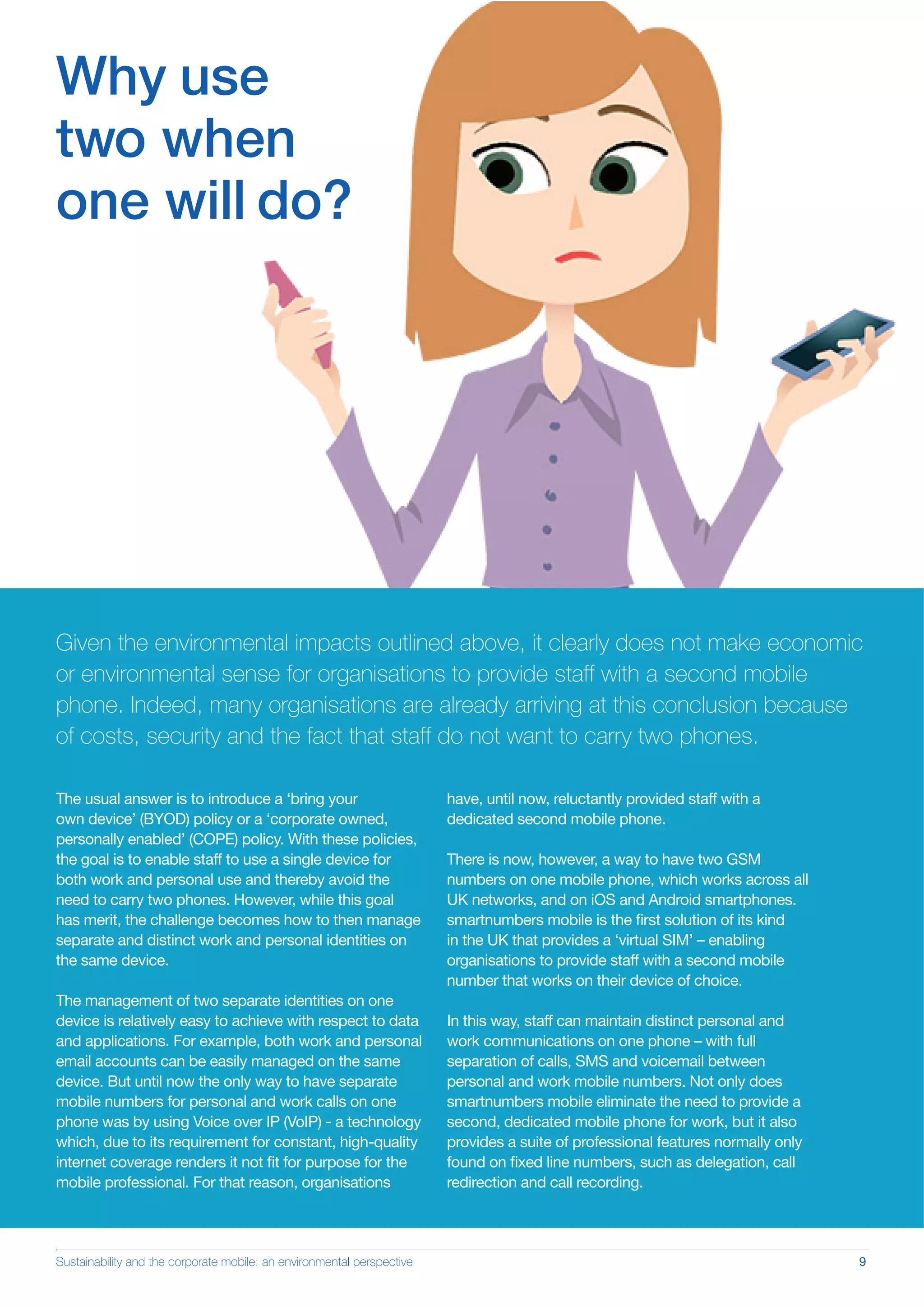 How we can reduce the impact of mobile phones on the environment. | PDF