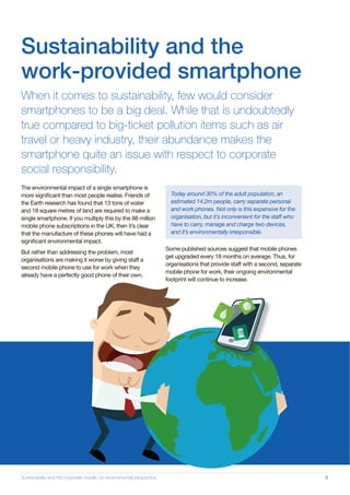How we can reduce the impact of mobile phones on the environment. | PDF