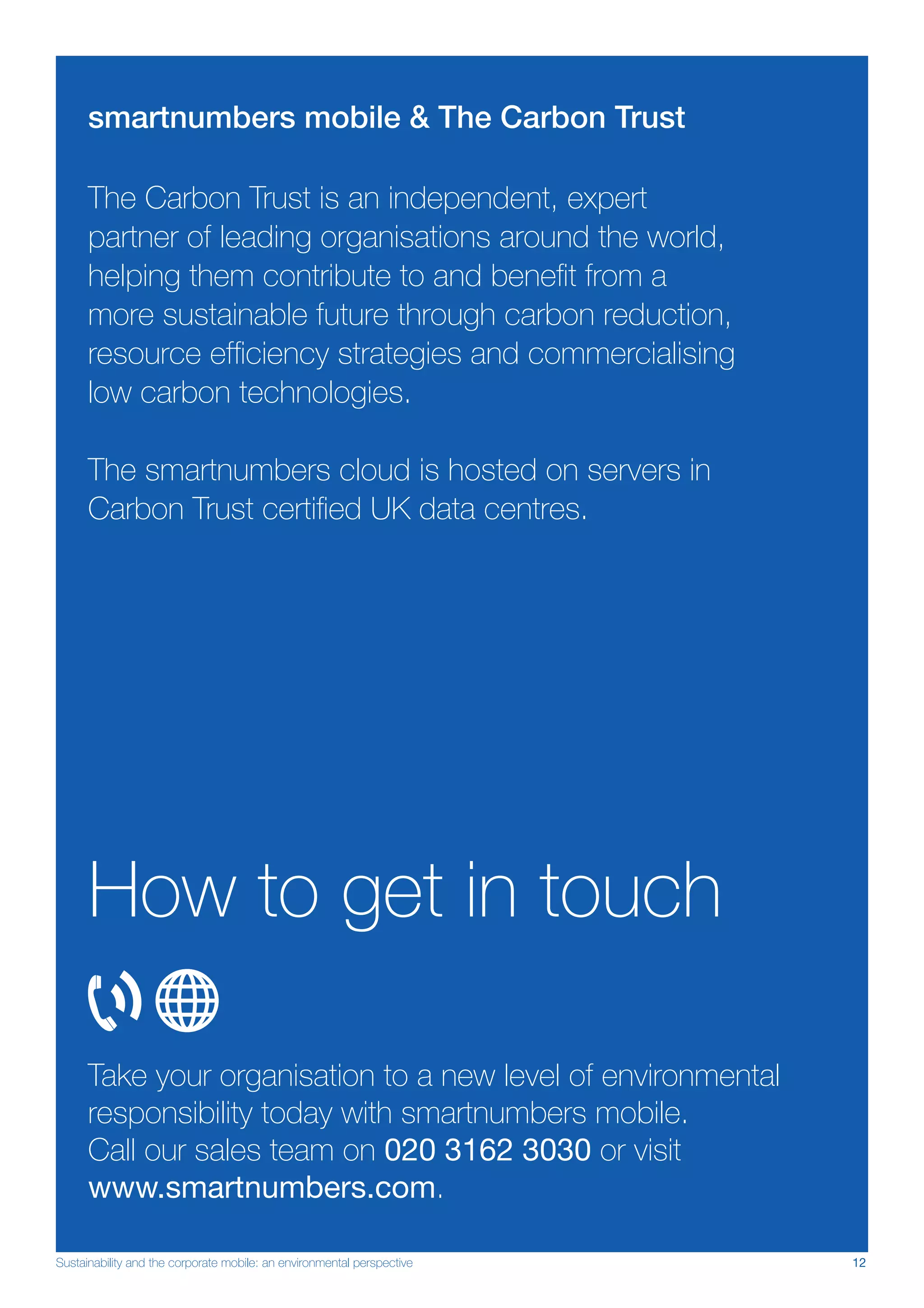 Sustainability - The corporate mobile device is redundant | PDF