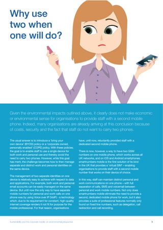 Sustainability - The corporate mobile device is redundant | PDF