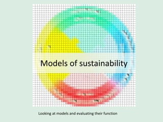 Sustainability the key to life | PPT