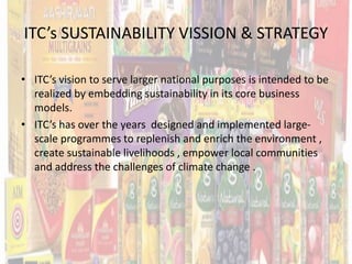 Sustainability Report of ITC | PPTX