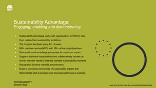 Sustainability Advantage Overview - August 2020 | PPTX