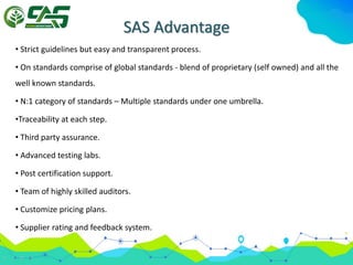 Sustainability Agriculture Standards (SAS).pptx | Agriculture | Industries