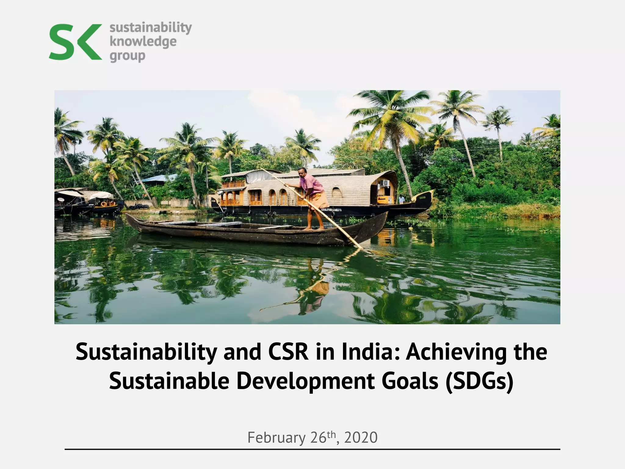 Sustainability and CSR in India: Achieving the Sustainable Development Goals (SDGs) | PDF