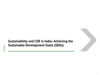 Sustainability and CSR in India: Achieving the Sustainable Development ...