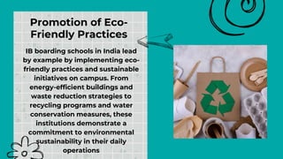 Sustainability and Environmental Education The Green Curriculum at IB ...