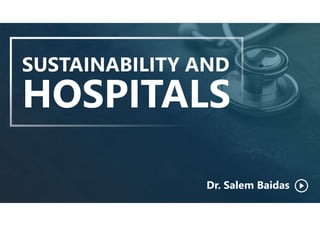 Sustainability and Hospitals | PDF