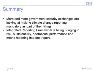 Sustainability and Integrated Reporting Framework | PPT